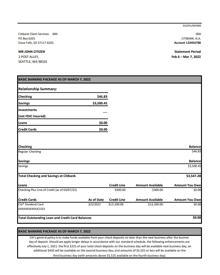 Russia Bank Statement Templates - BankStatements.net