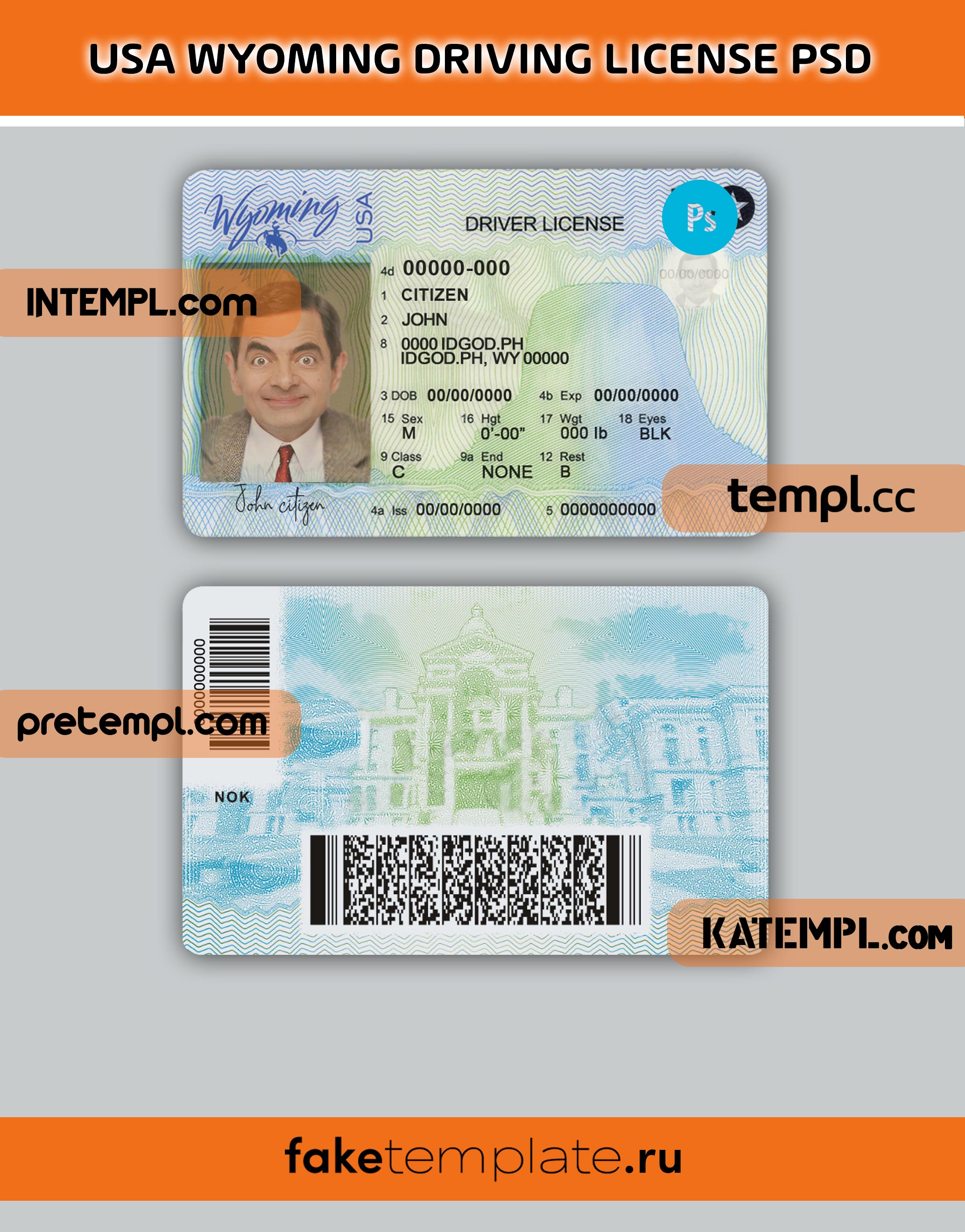 driving license photoshop file, driver license psd, driving license ...